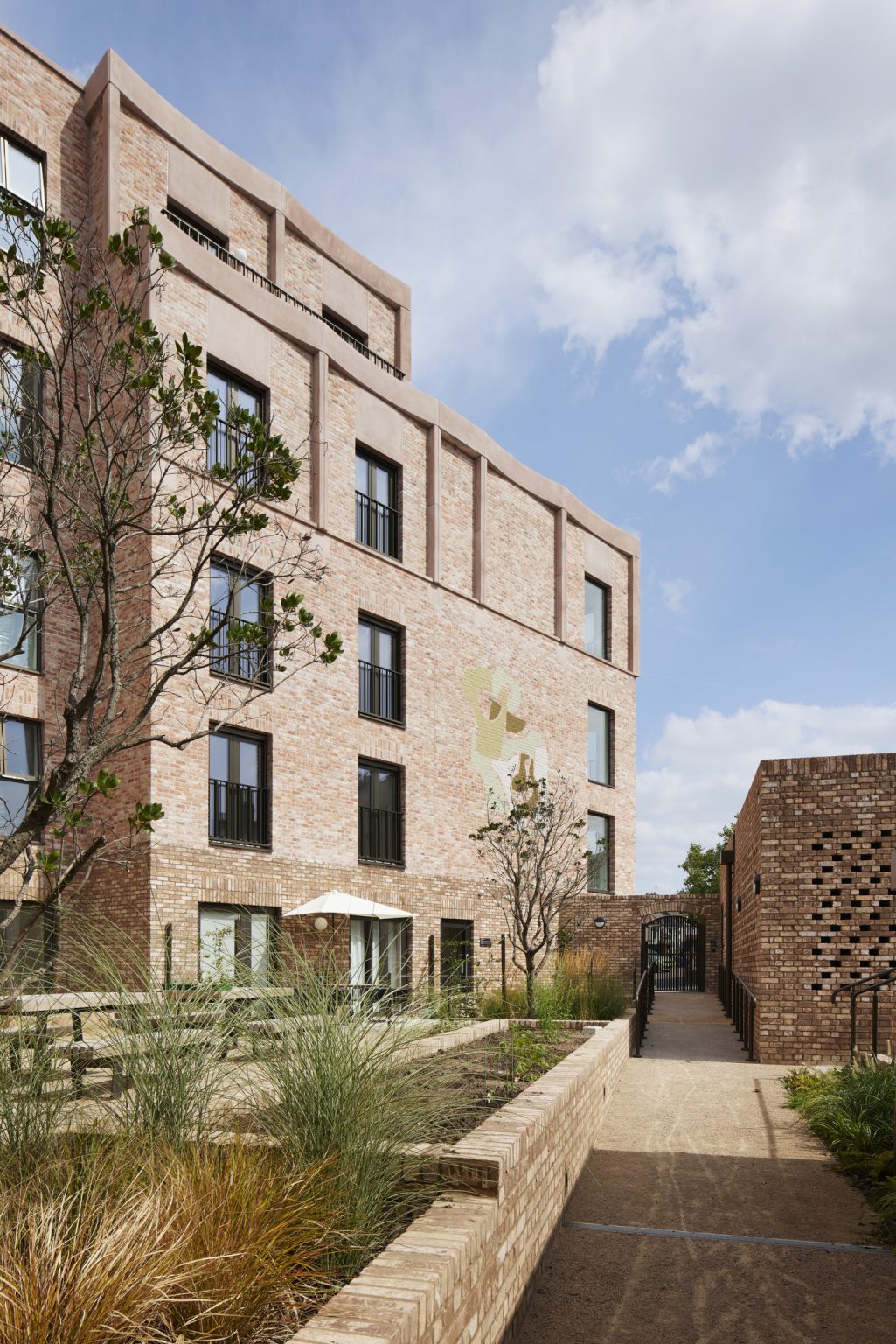 Bespoke Red Architectural Precast in Walthamstow | Amber Valley Stone